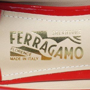 Salvatore Ferragamo | Shoes | Salvatore Ferragamo Erice 55 Red Patent ...